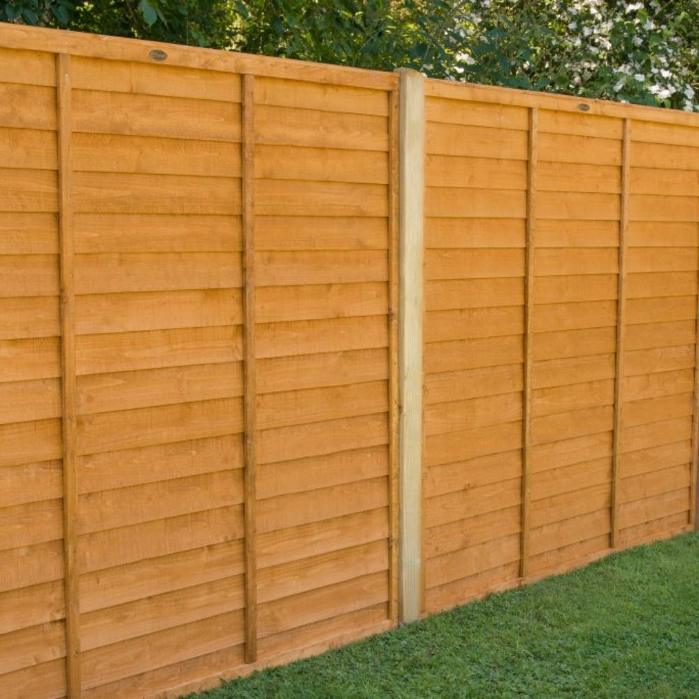 Forest Garden 6ft x 6ft (1.83m x 1.83m) Dipped Treated Trade Lap Fence ...