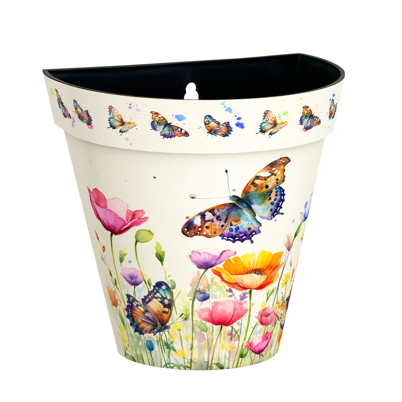 Creekwood Zest Wall Pot - Butterflies
