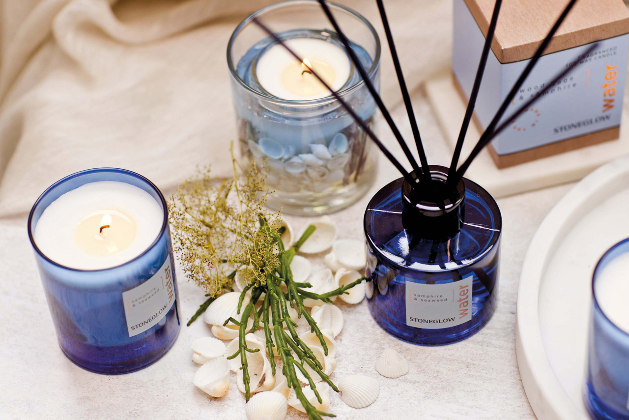 Stoneglow Elements - Water Wood Sage & Samphire Reed Diffuser