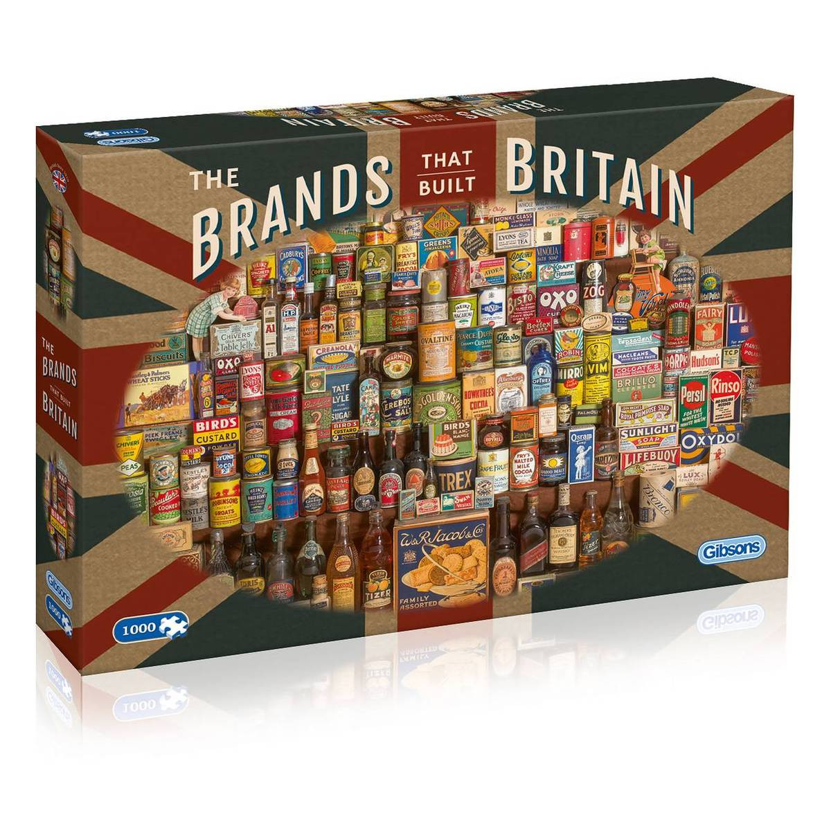 The Brands That Built Britain 1000 Piece Puzzle