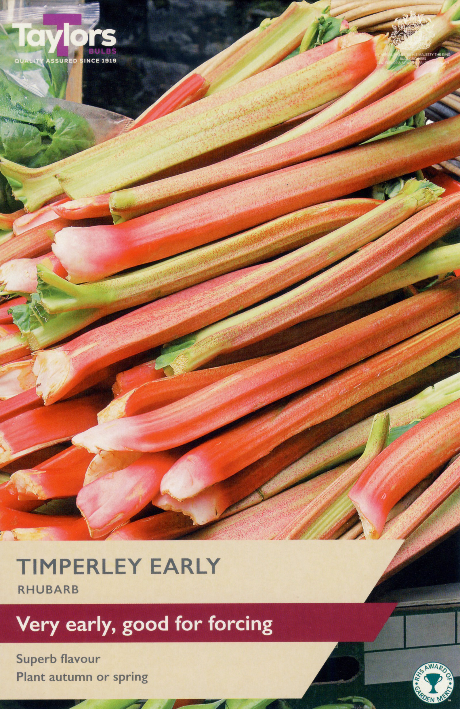 Taylors Pre-Packed Veg Rhubarb Timperley Early