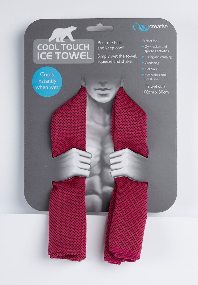 Ice Towel, cool touch, Hot flushes, Excercise