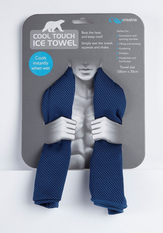 Ice Towel, cool touch, Hot flushes, Excercise