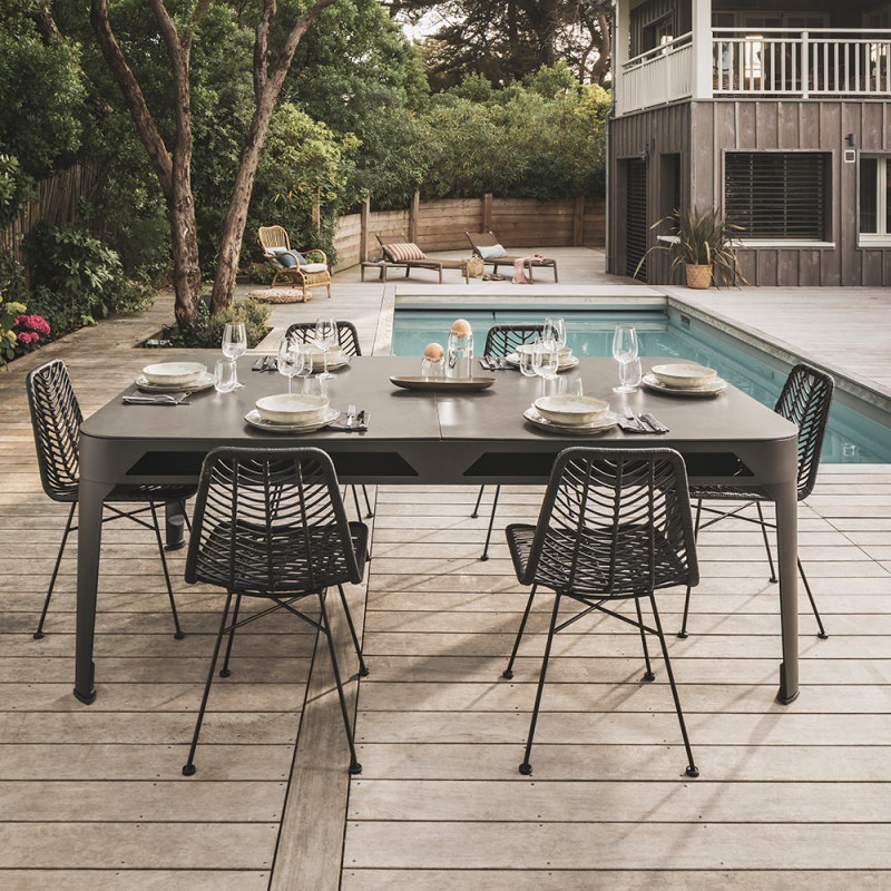 Cornilleau Play-Style Hyphen In & Outdoor Pool Table - Dark Grey with ...