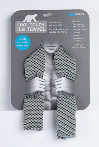 Ice Towel, cool touch, Hot flushes, Excercise