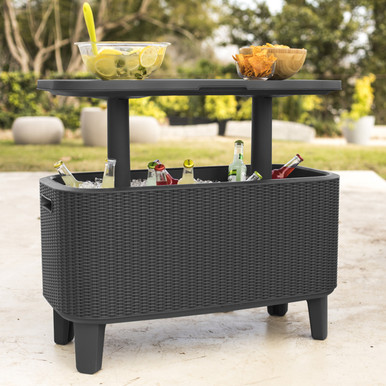 Keter Bevvy Bar Cool Box 60L Anthracite