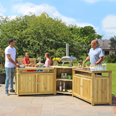 Zest Terraza Outdoor Kitchen Range Set