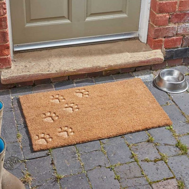 Outside In Designs Paw Prints Door Mat 75cm