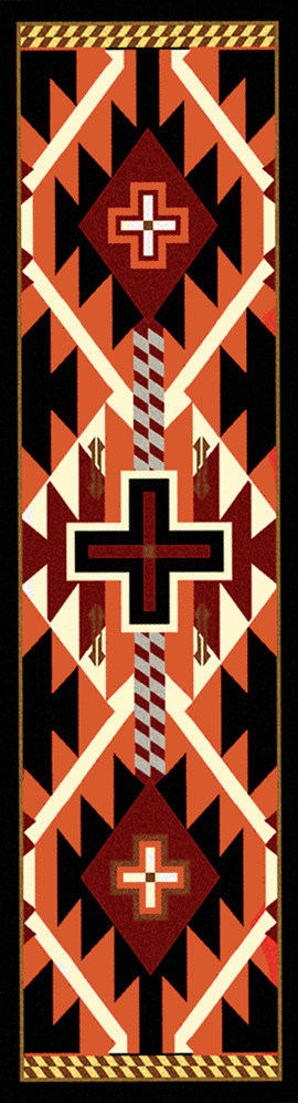 Rustic Cross | Buy American Dakota Rustic Cross Western Rugs