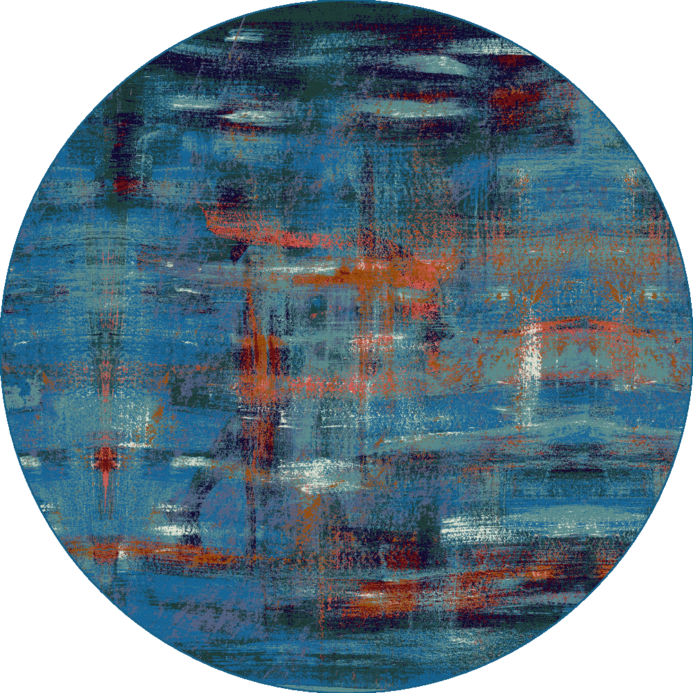 Coastal Canvas - Aqua | Buy Coastal Canvas - Aqua American Dakota Rug