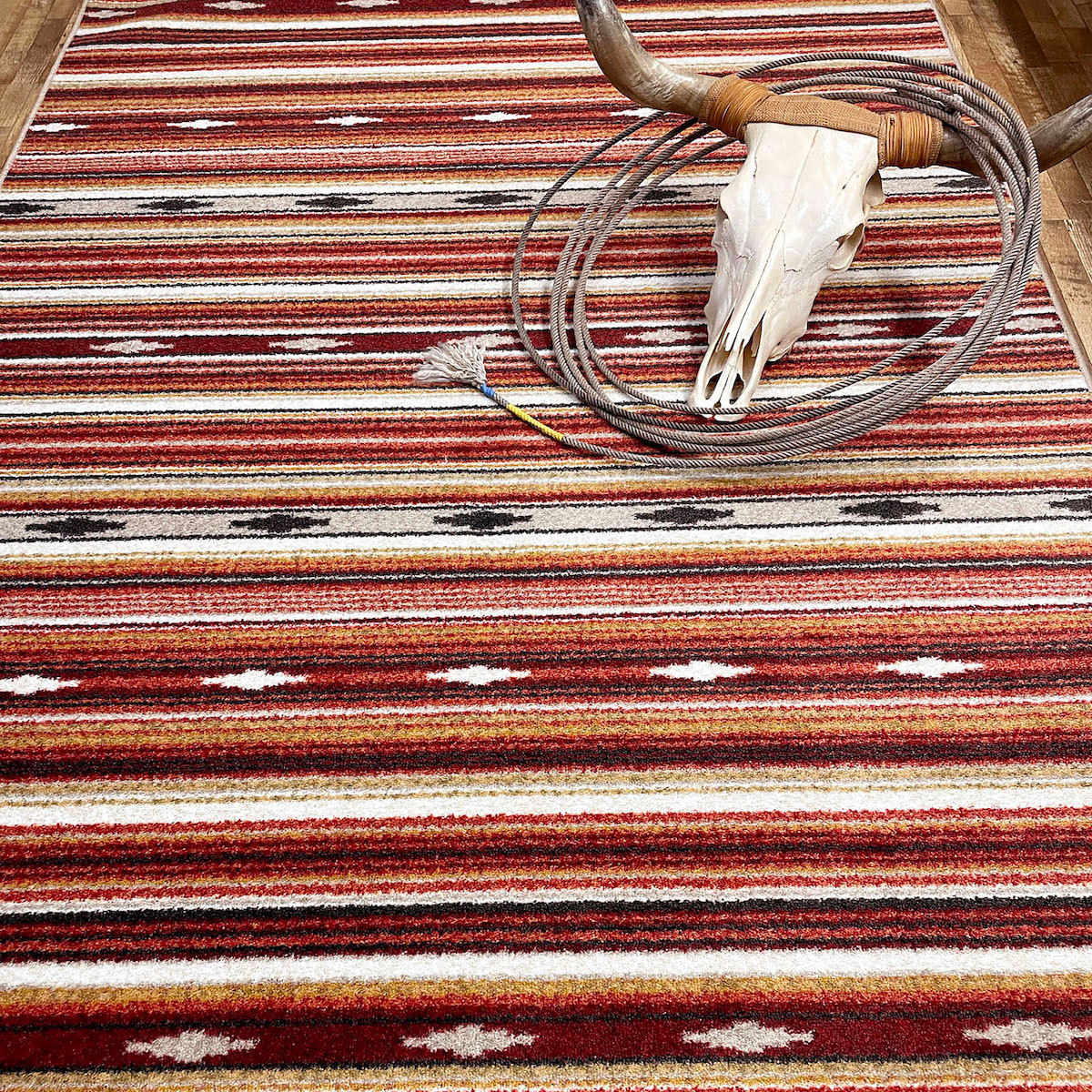 American Dakota Remington Stripe - Red Multi | American Dakota ...