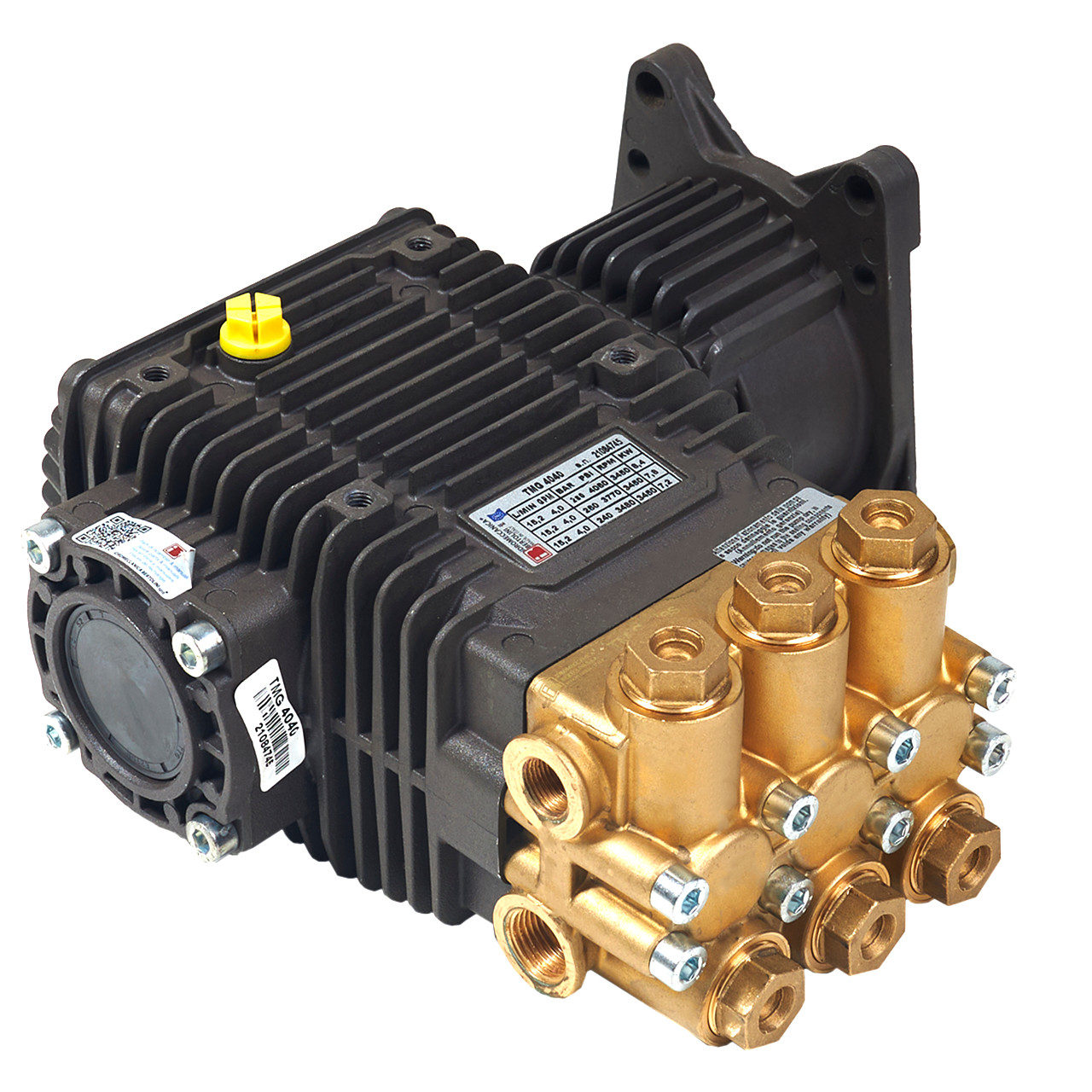 Bertolini TMG 4040: 4000 psi @ 4 US gpm, 1-in Shaft Pressure Washer Pump