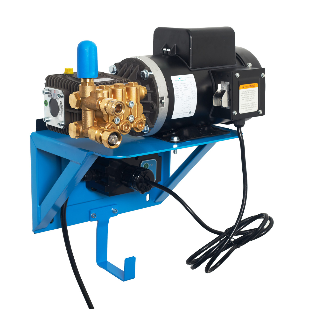 Canpump Wall-Mount Pressure Washer: 5 hp Full-Speed Motor 240 V, Total ...