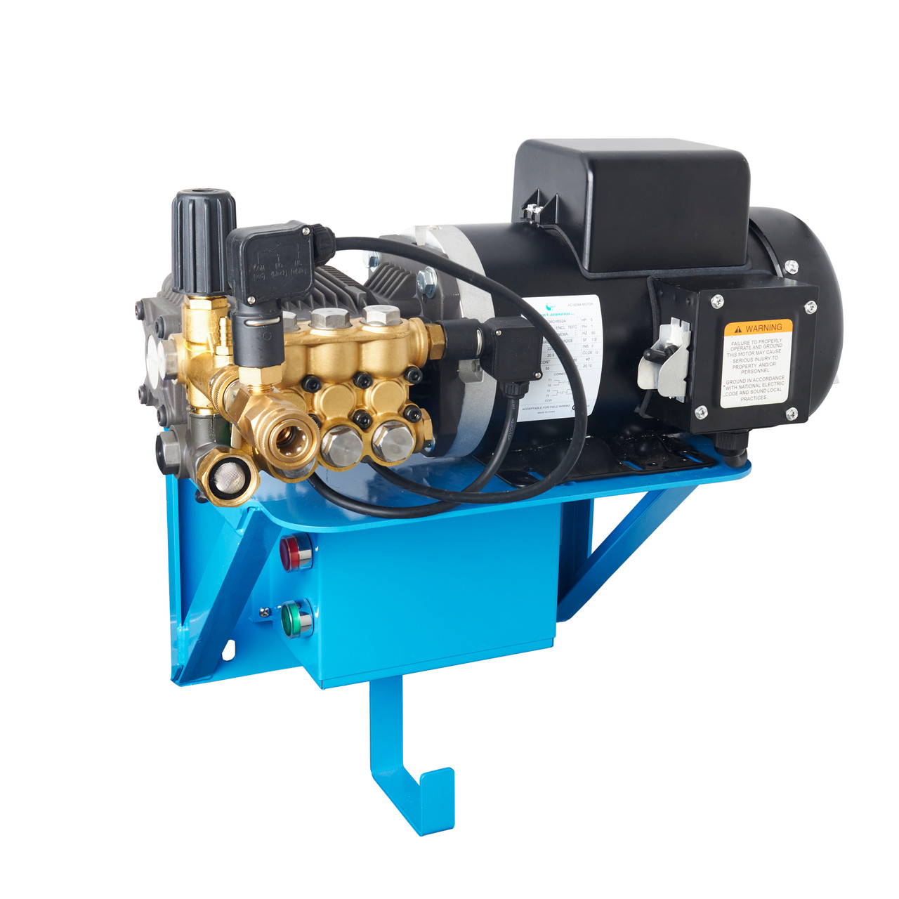 Canpump Wall-Mount Pressure Washer: 5 hp Full-Speed Motor 240 V, Total ...