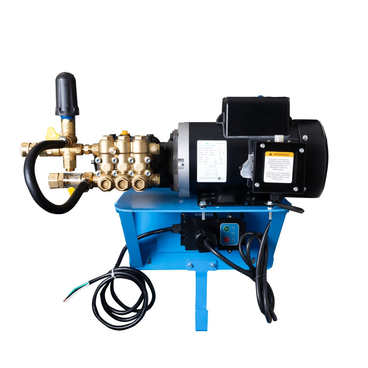Canpump Wall-Mount Pressure Washer: 5 hp Full-Speed Motor 240 V, Total ...