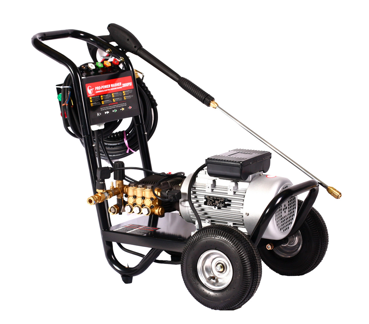 Canpump Electric Pressure Washer: 4 hp Motor 240 V, Total Stop System