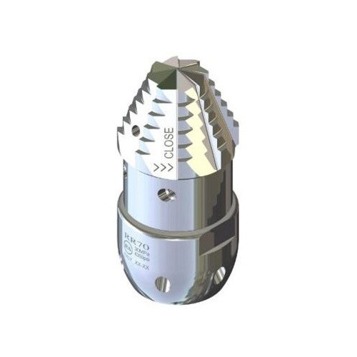 P.A. RR-TF: Rotating Drain Cleaning Stainless-Steel Nozzle w/ Cutting Head