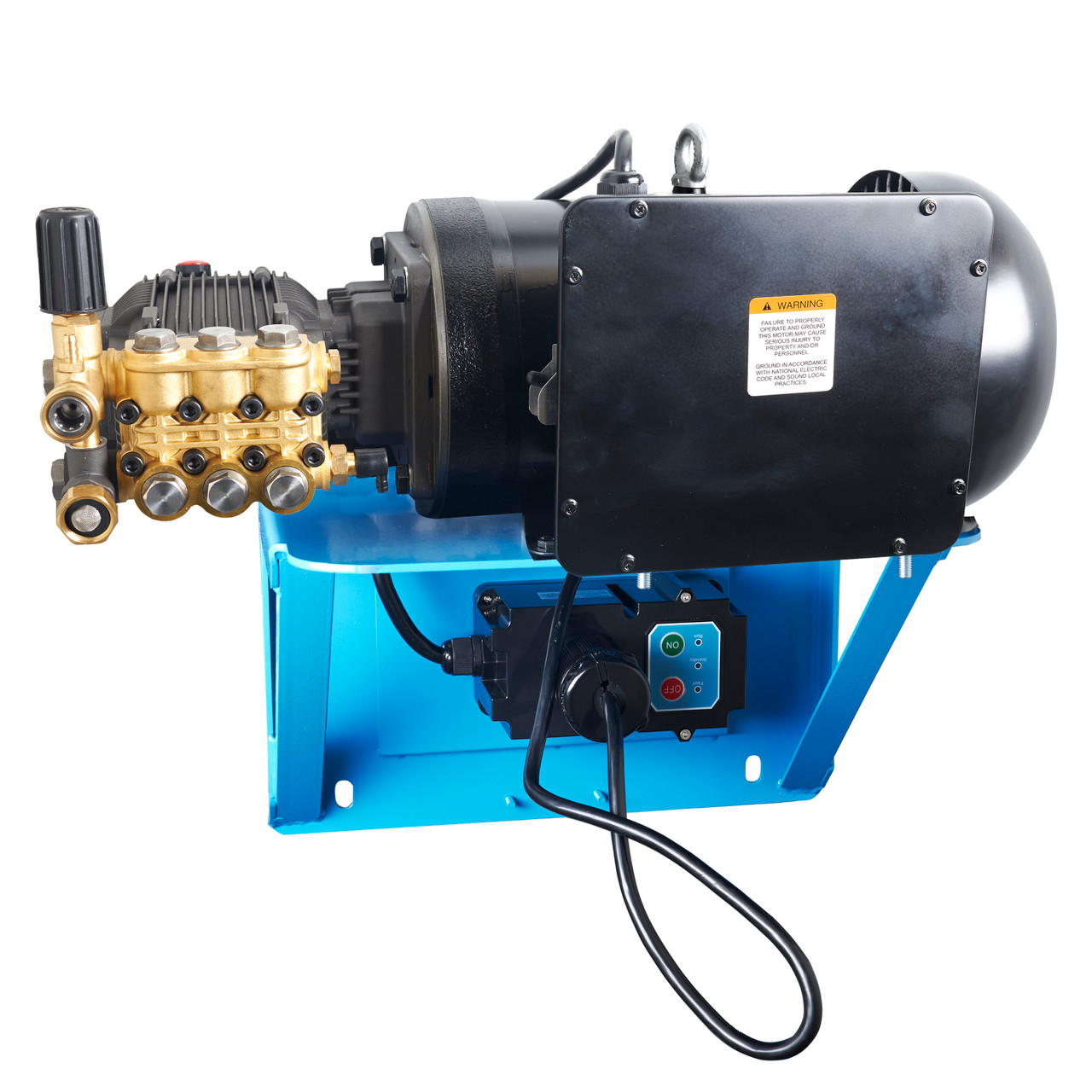 Canpump Wall-Mount Pressure Washer: 5 hp Half-Speed Motor 240 V, Total ...