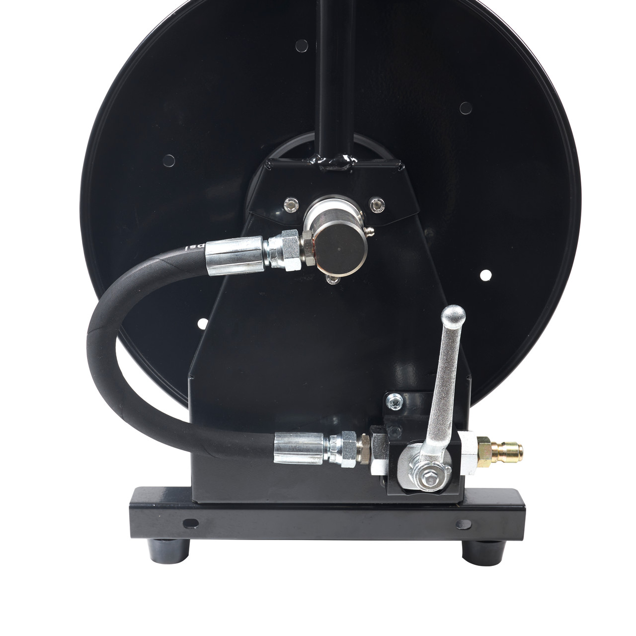 Sewer Jetting Hose Reel w/ Shutoff Ball Valve + Nozzle Holders, Manual ...