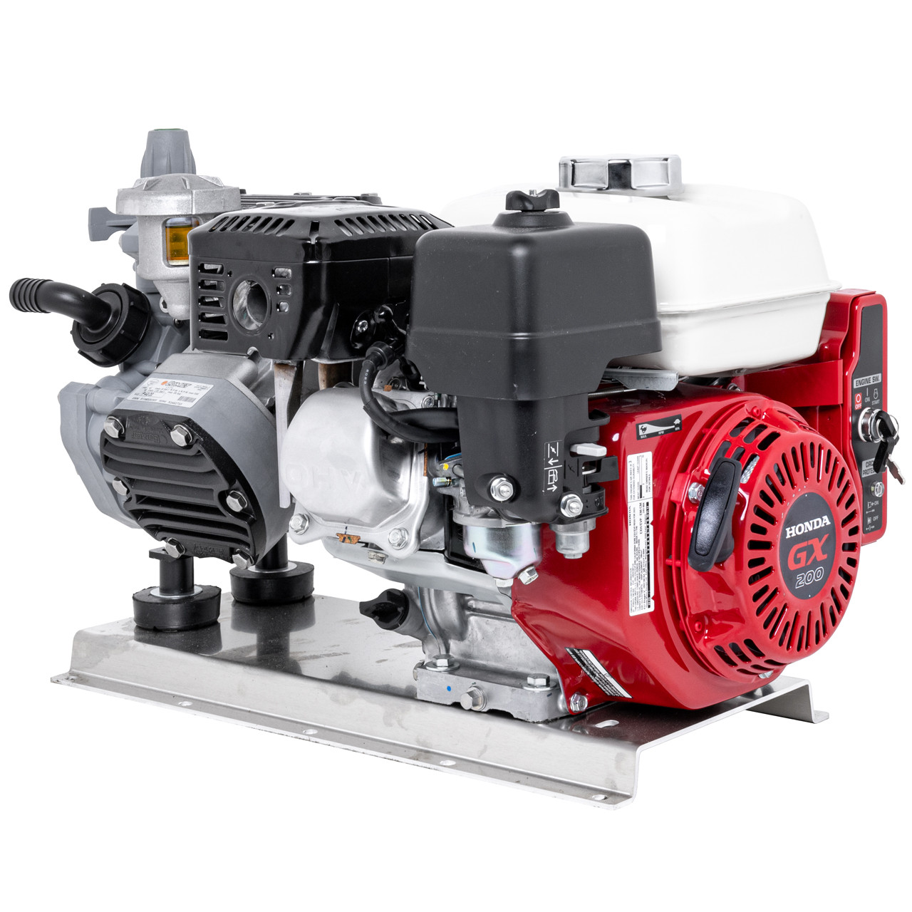 Comet Soft Wash System: P40 Pump, Honda GX200, Base Plate, 300 psi @ 11 ...