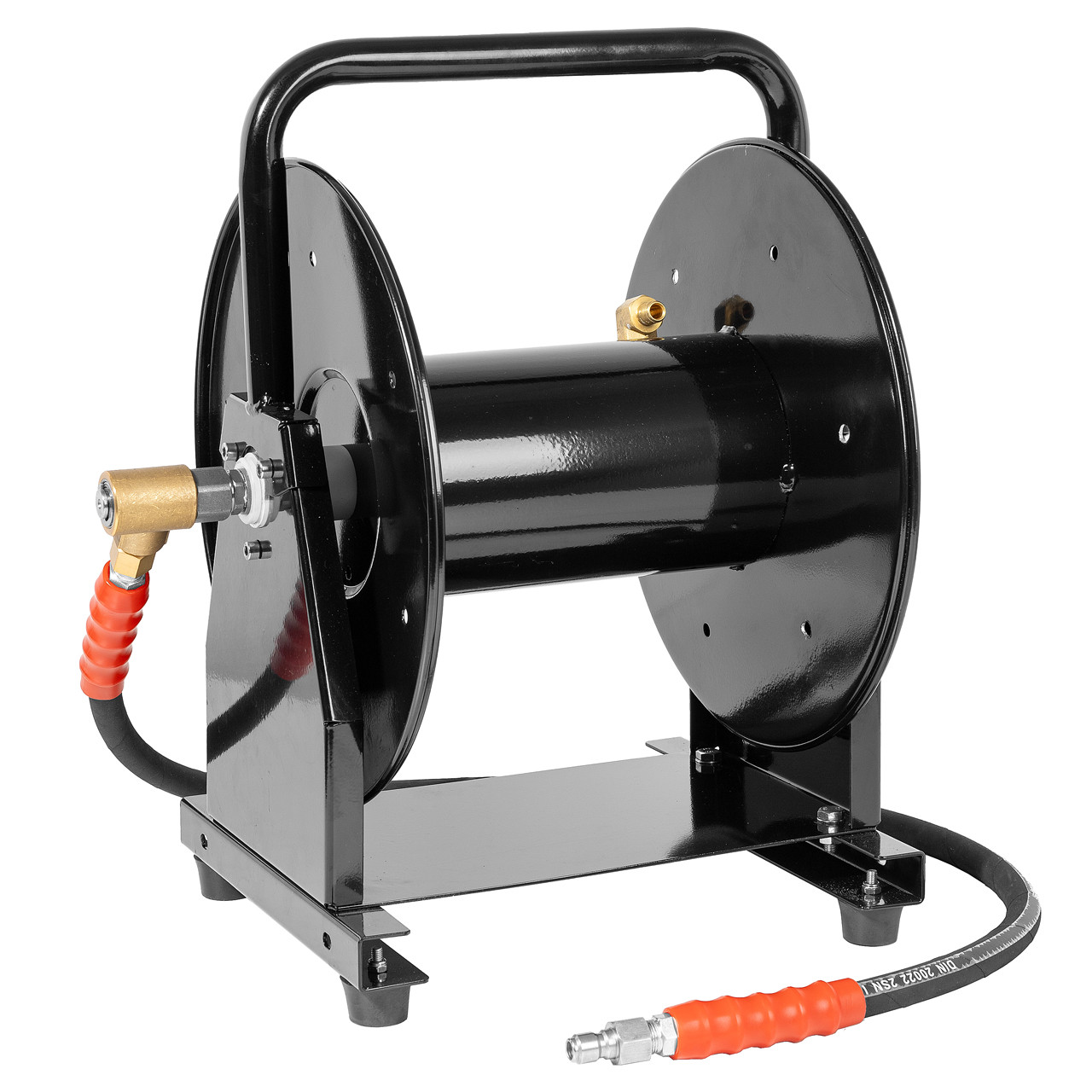 Sewer Jetting Hose Reel, 4000 psi, Manual Winding