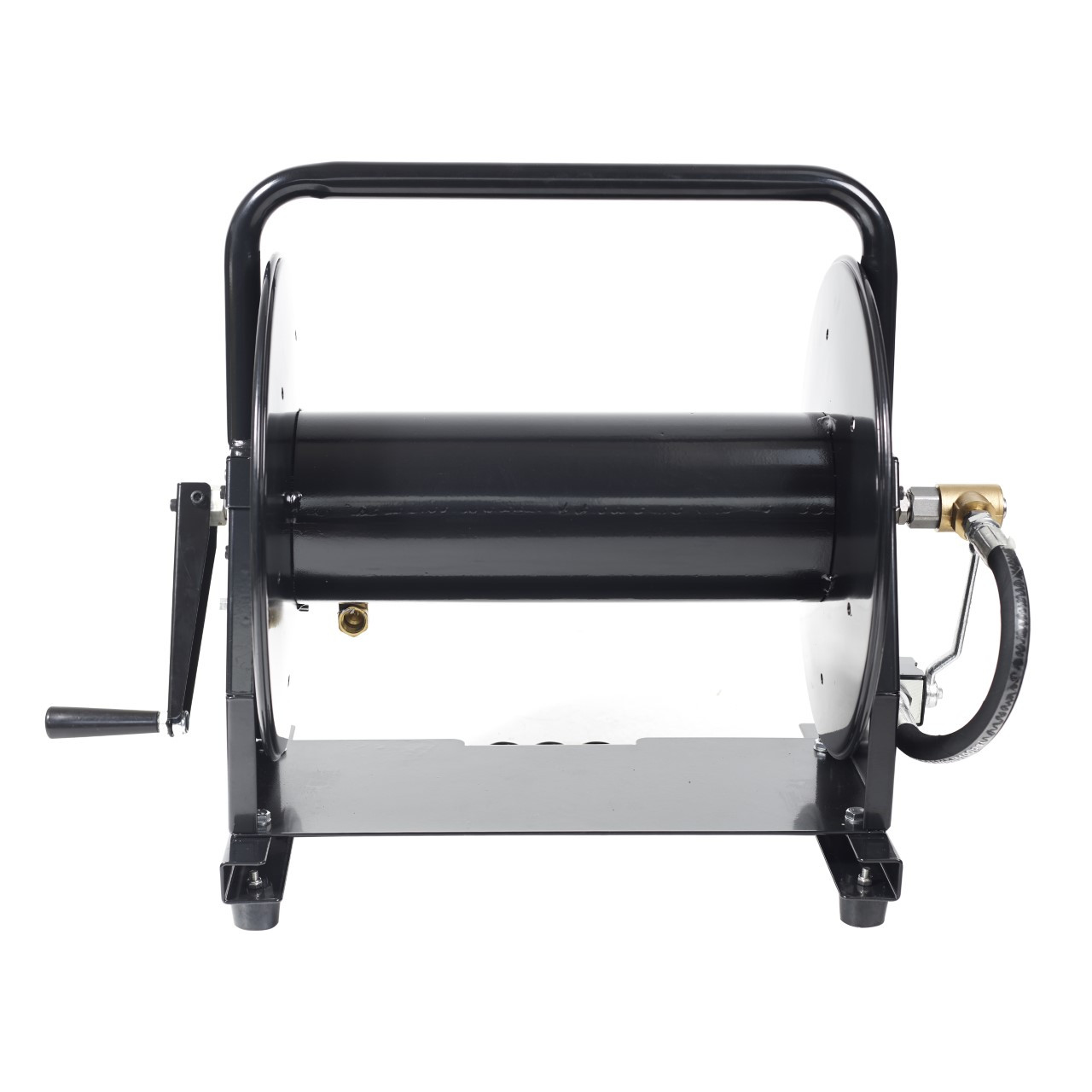 Sewer Jetting Hose Reel w/ Shutoff Ball Valve + Nozzle Holders, Manual ...