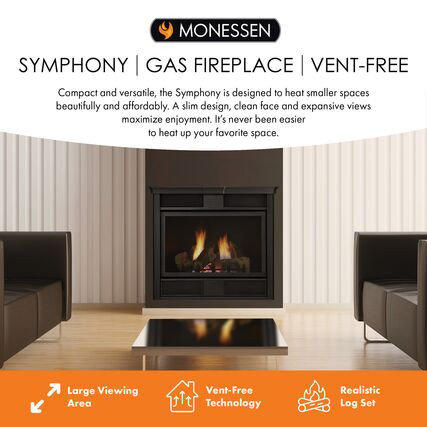 Monessen Symphony 32" Vent-Free Traditional Gas Fireplace - VFC32