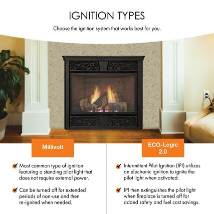 Monessen Symphony 32" Vent-Free Traditional Gas Fireplace - VFC32
