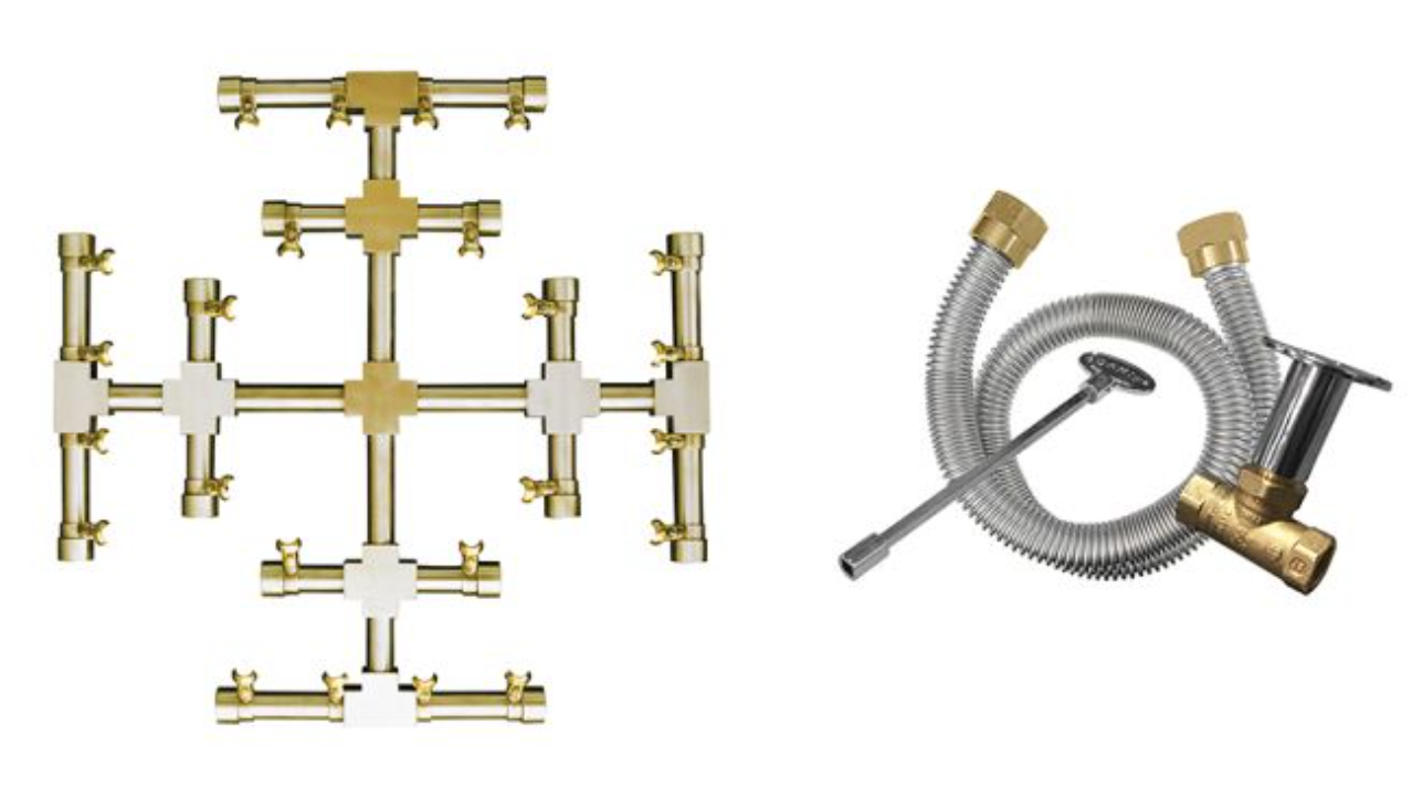 Firegear Pro Series Gas Snowflake Burner Kit - FG-PSBR-SF11-NGK