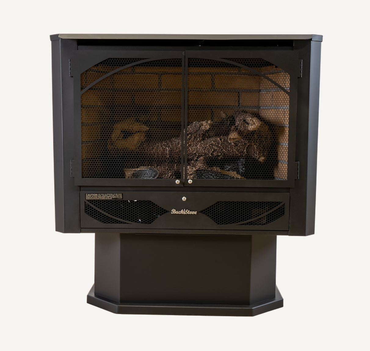 Buck Stove Model 384 Vent Free Gas Insert - NV 3844-DOORS