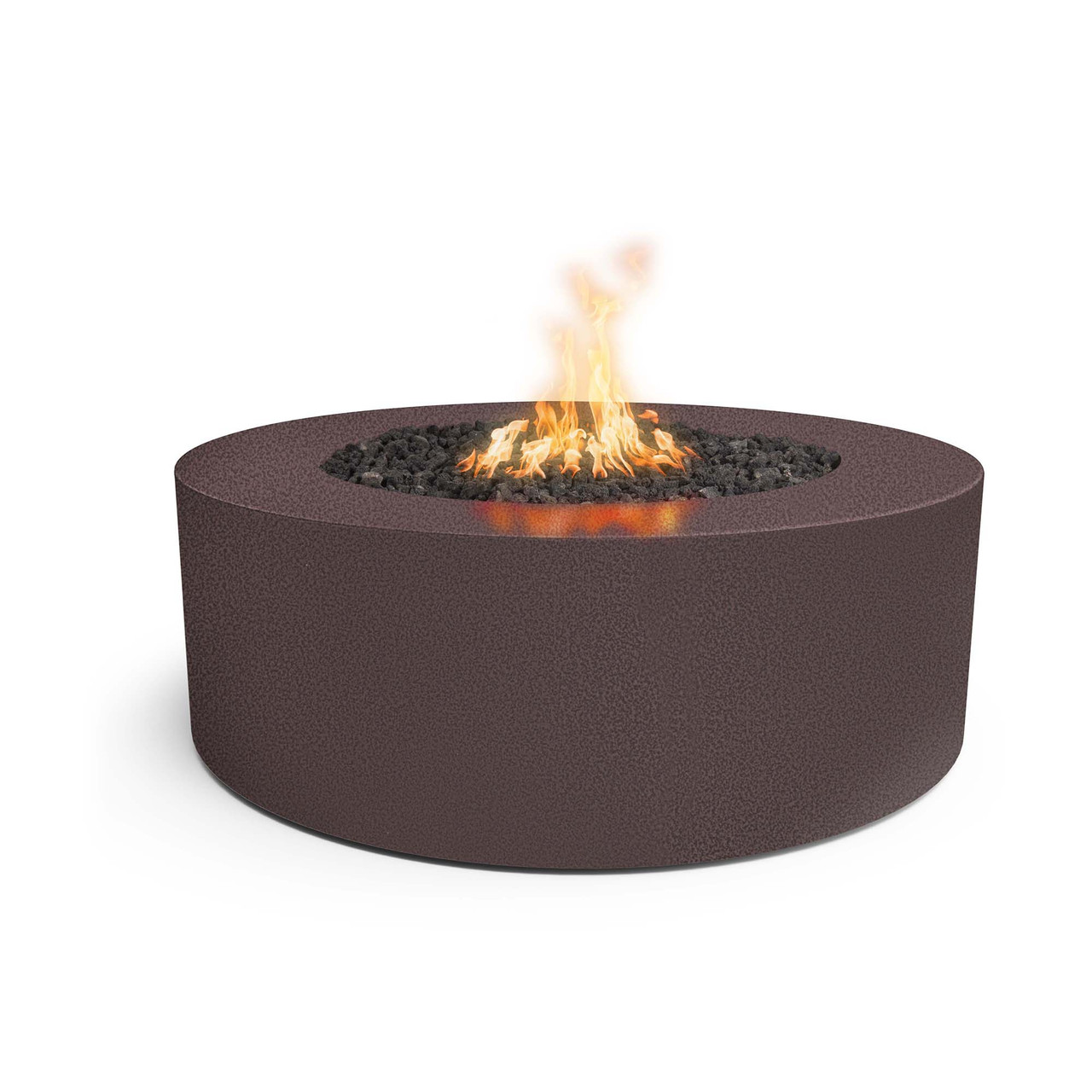 The Outdoor Plus Unity 48" Round Fire Pit, Powder Coated Metal, 18 ...