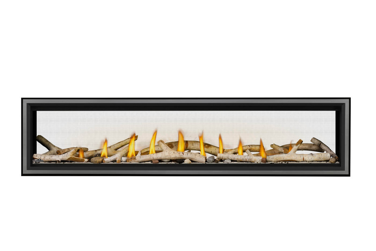 Napoleon Vector 74" See Through Linear Direct Vent Gas Fireplace - LV74N2