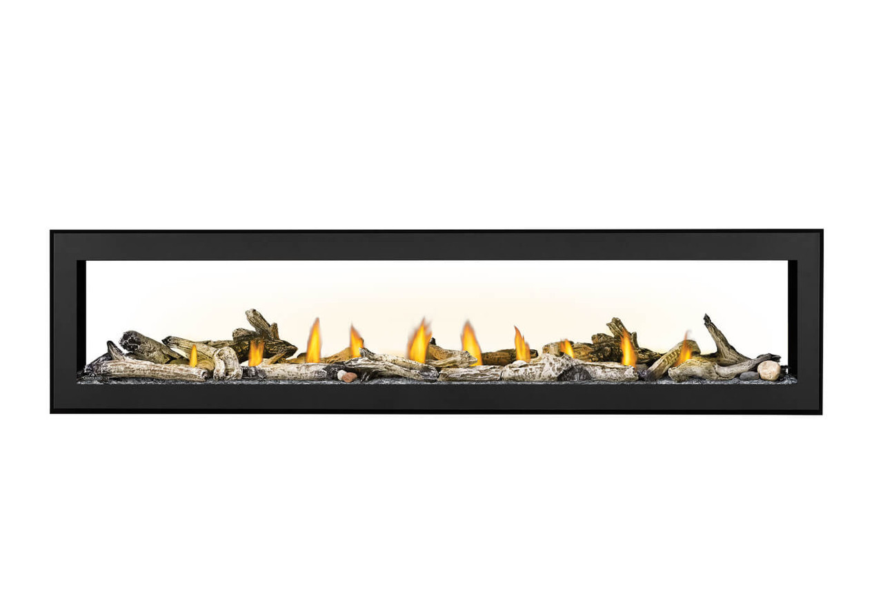 Napoleon Vector 74" See Through Linear Direct Vent Gas Fireplace - LV74N2