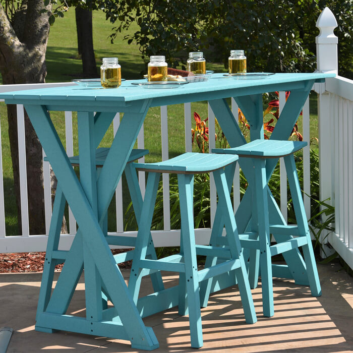 Kanyon Bar Height 72"X28" Harvest Table