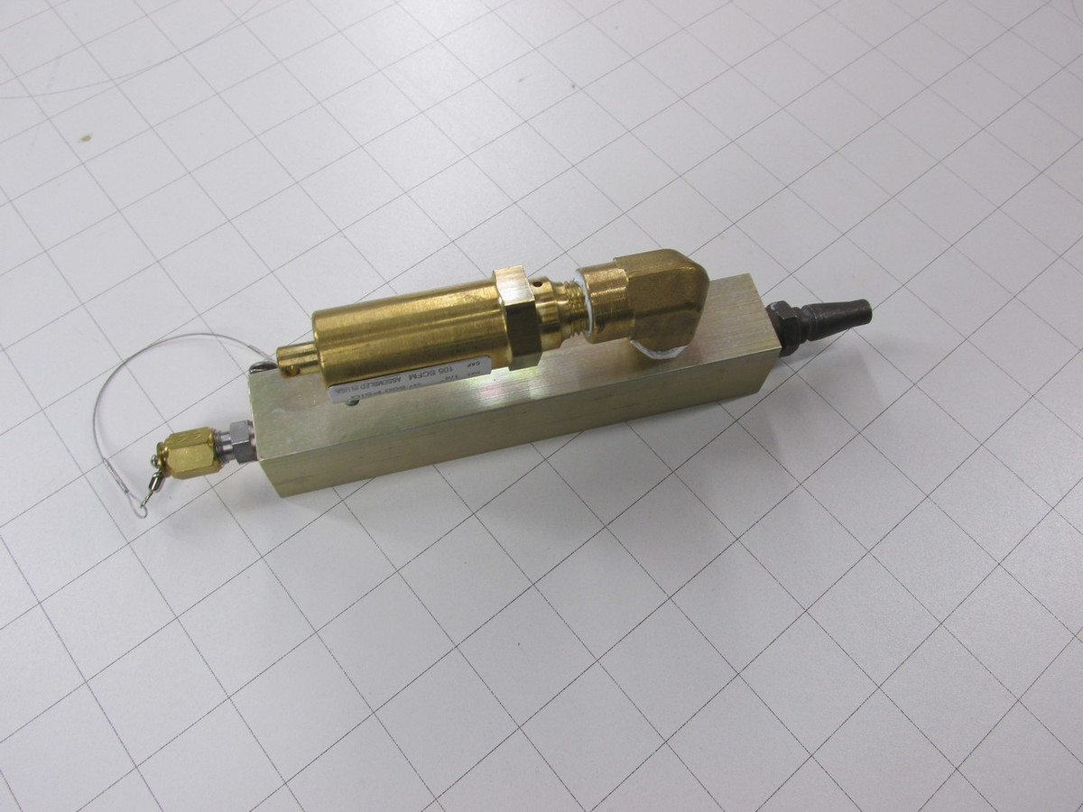 Low Pressure Oxygen Filler Adapter w/ Safety Valve