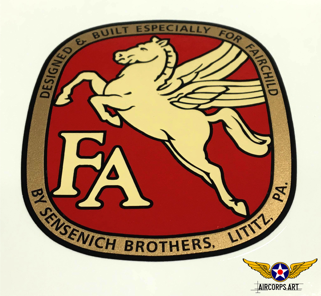 Fairchild Sensenich Prop Decal - AirCorps Depot