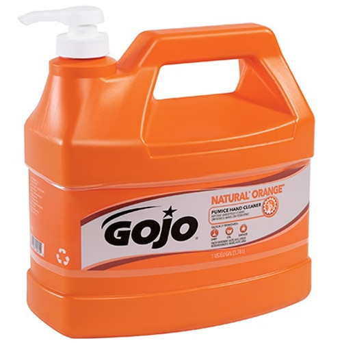 Gojo Natural Orange Pumice Hand Cleaner - 1 Gallon Dispenser - AirCorps ...
