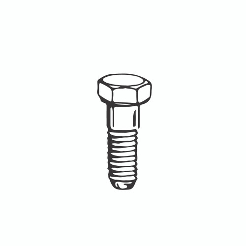 AN5-13A Bolt - Aircraft - Steel - Undrilled