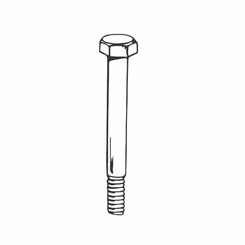 AN6-43A Bolt - Aircraft - Steel - Undrilled