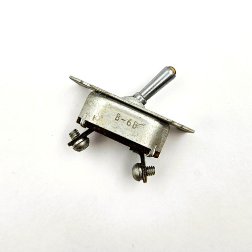 B-6B Switch - Toggle, Single Pole, Three Hole Mounting