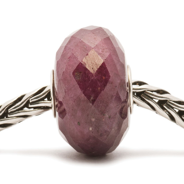 Ruby Rock Faceted Stone Trollbeads.