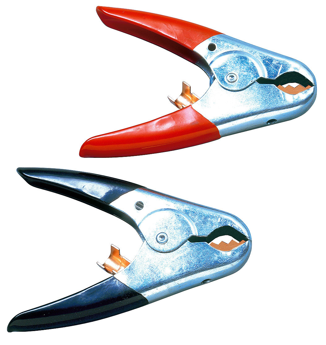 Booster Clamp - 900 Amp Solid Copper - Parrot Clamp - Pair - Black ...