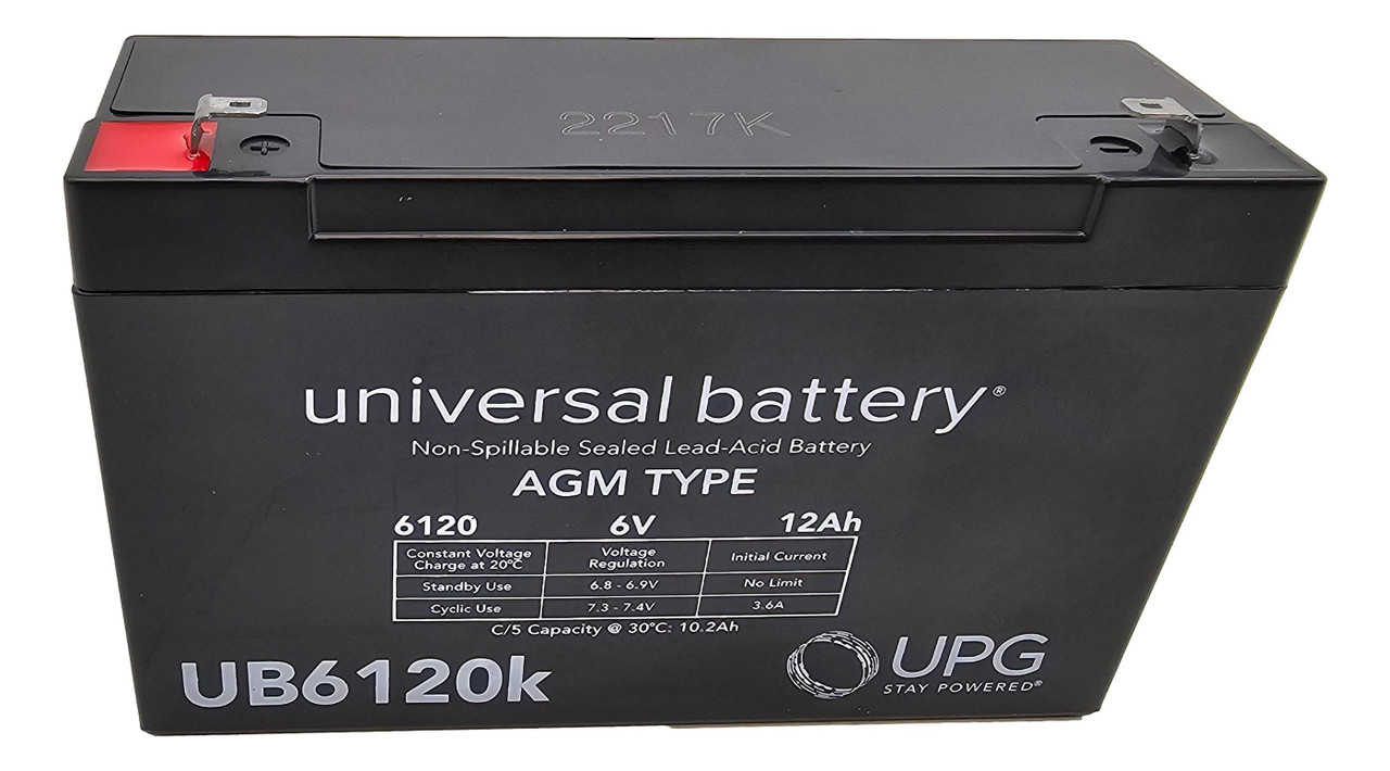 Genesis NP12-6-F2 6V 12Ah Sealed Lead Acid Battery | batteryspecialist.ca