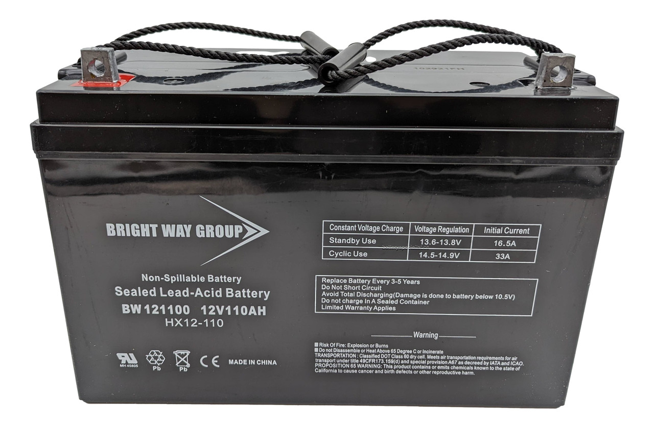 BW121100 - 12 Volts 110Ah - SLA/AGM Battery - HX12-110 ...
