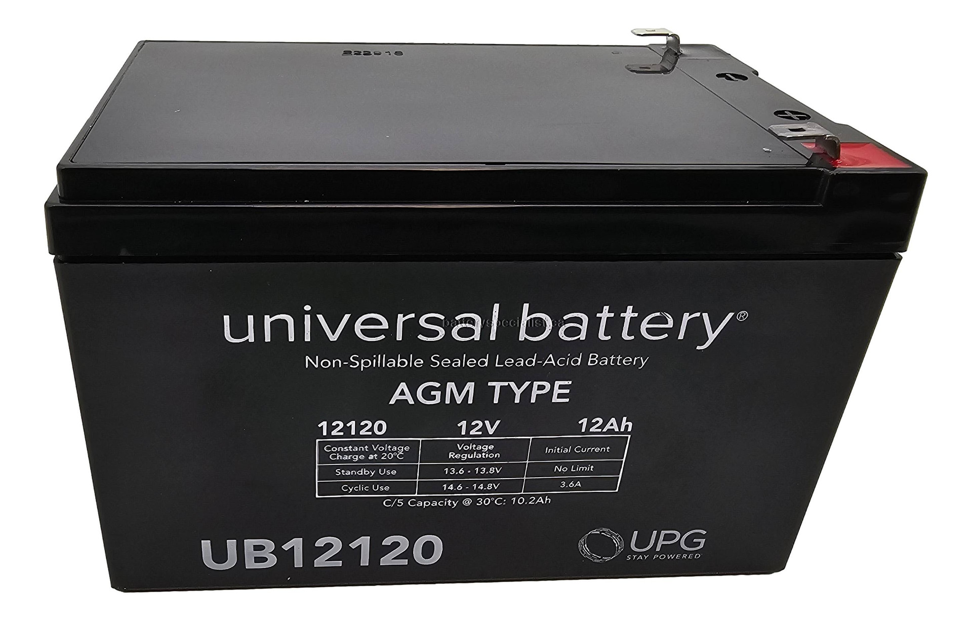 Kung Long WP12-12 - Battery Replacement - 12V 12Ah| batteryspecialist.ca