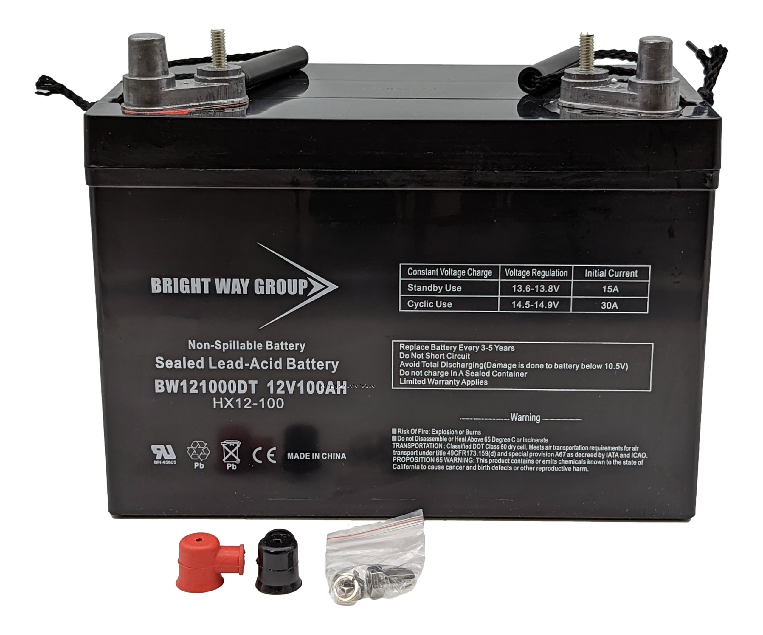 UB121000 - 12V 100Ah AGM Battery - 45978 | batteryspecialist.ca