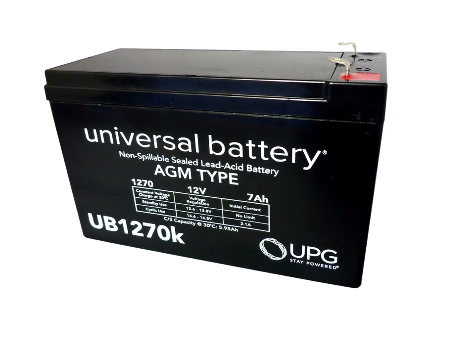 12V 7Ah Universal Battery UB1270 | batteryspecialist.ca
