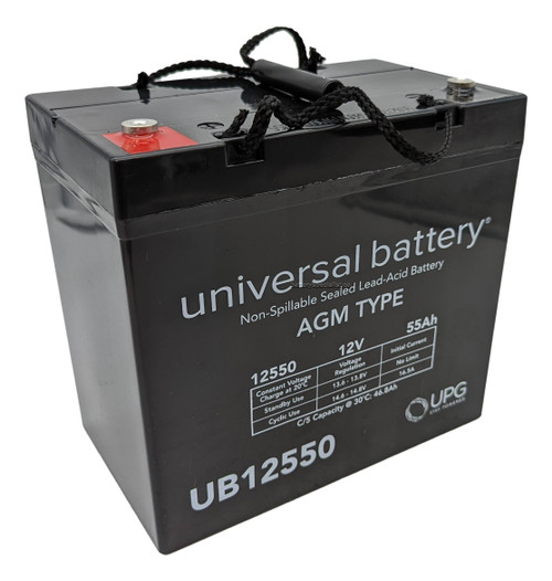 12V 55Ah Universal Battery UB12550 Terminal I4 - 45980 ...
