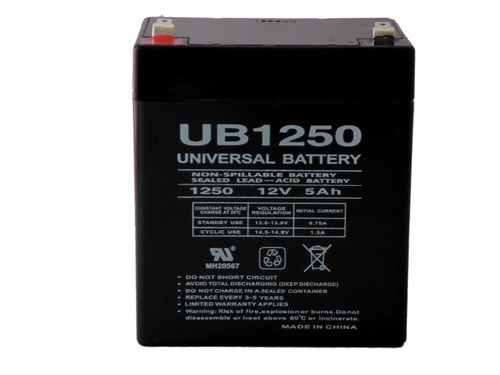Genesis DataSafe 12HX25T-FR 12V 5Ah Sealed Lead Acid Battery ...