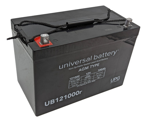 Crown Embassy 12CE100 12V 100Ah Sealed Lead Acid Battery ...